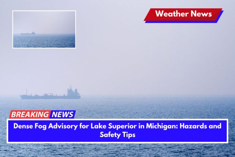 Dense Fog Advisory for Lake Superior in Michigan: Hazards and Safety ...